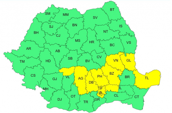 Galațiul, sub Cod galben de instabilitate atmosferică și averse - Viaţa ...